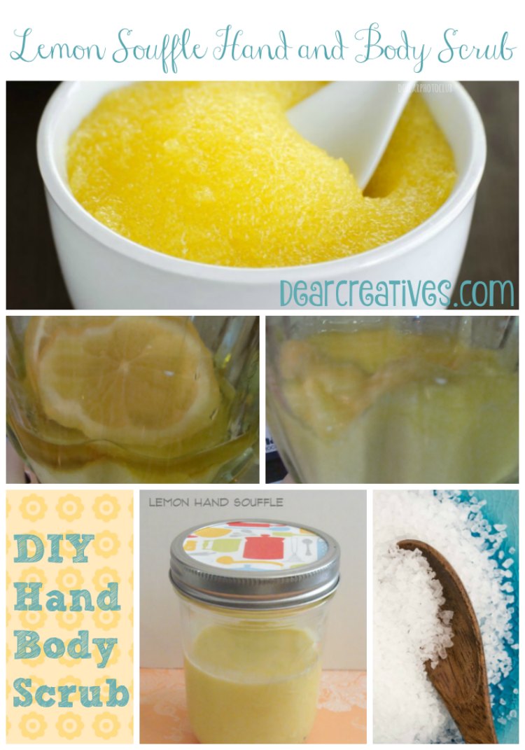 Lemon Salt Scrub DIY + Natural Beauty Tips DearCreatives.com