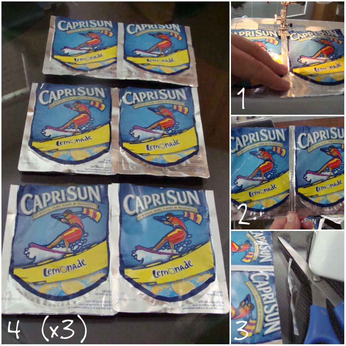 Capri Sun Snack Bag Photo Tutorial & How To Dear Creatives