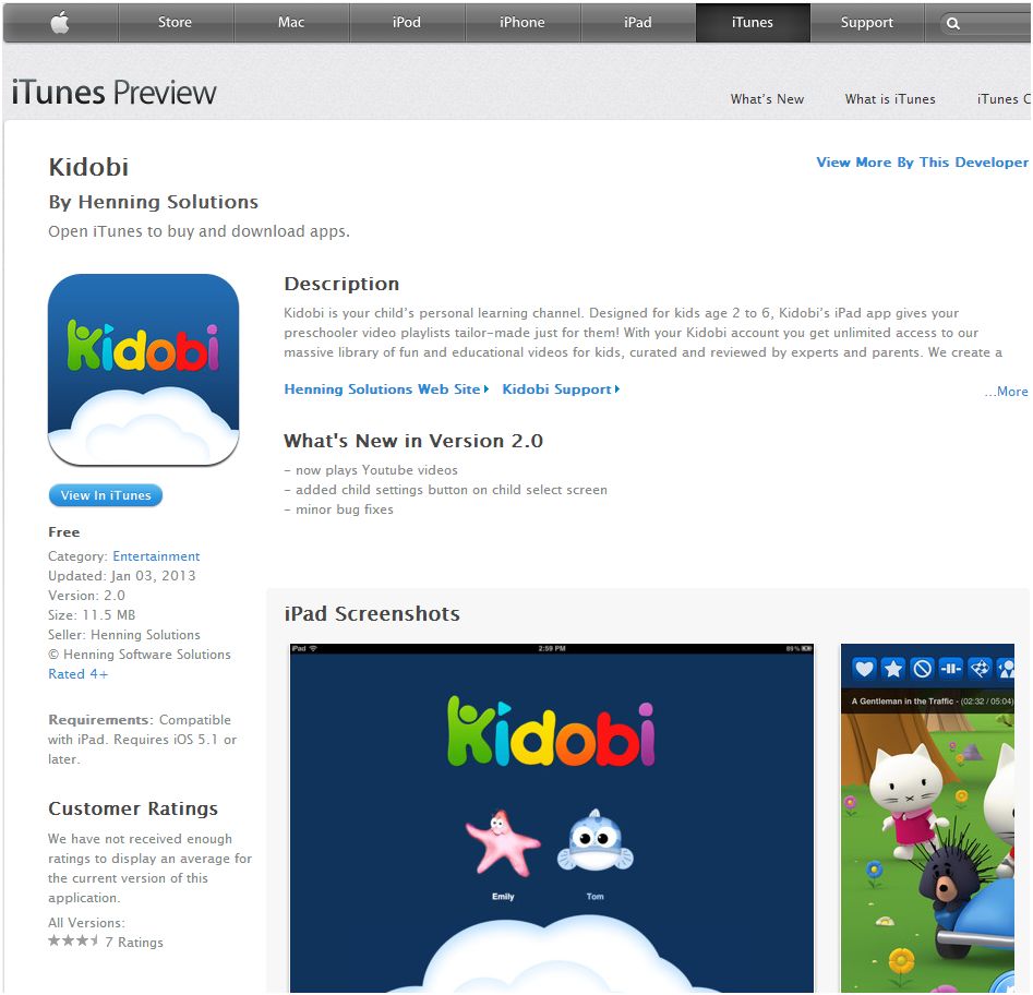 Kidobi Children's Educational Online Videos & App : Review Dear Creatives