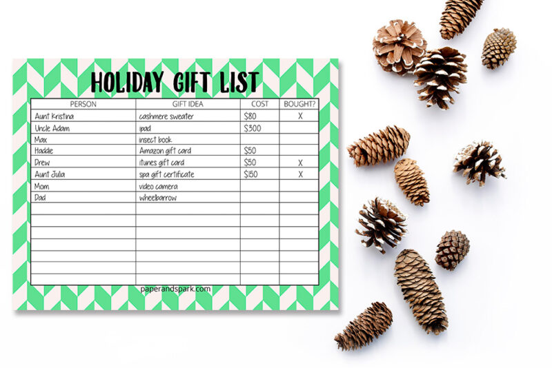 Holiday Organization Printables! Prepping for the Holidays