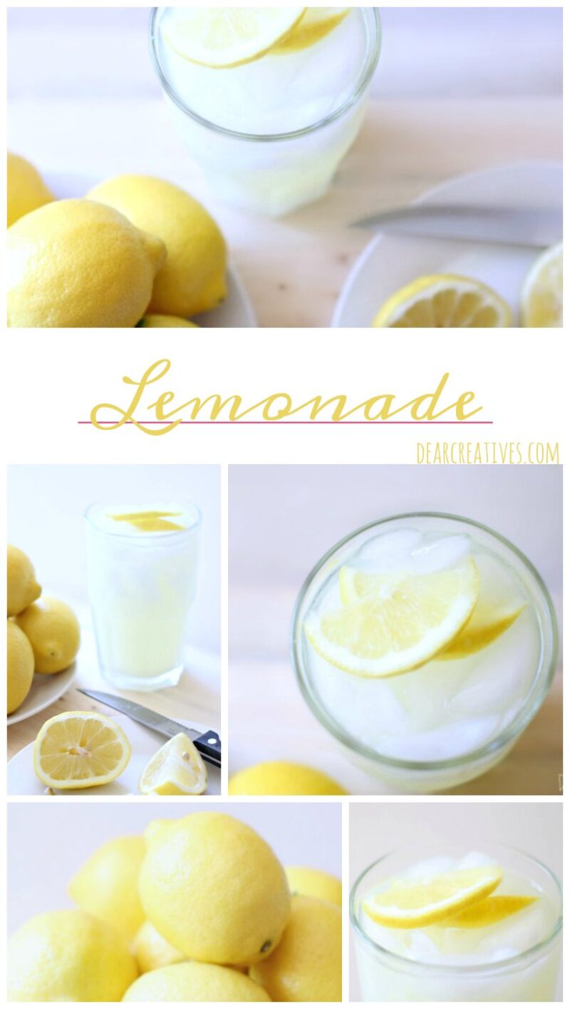 Fresh Squeezed Lemonade Recipe - DearCreatives.com