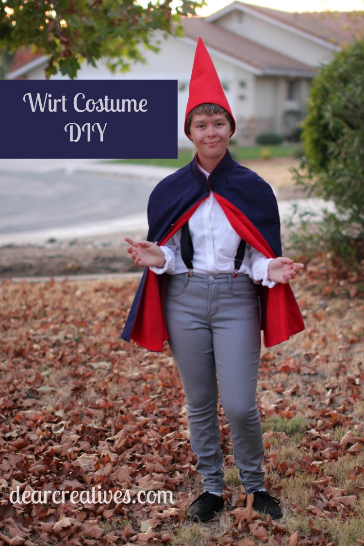 Wirt Costume DIY | Sew And No Sew Options For How To Make A Wirt Costume