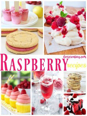 22 Raspberry Dessert Recipes You'll Love! DearCreatives.com