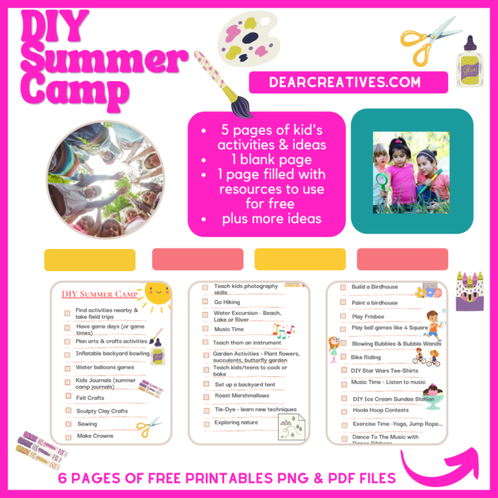 Fun Stuff For The Kids: DIY Summer Camp, Activities, Games & Fun!