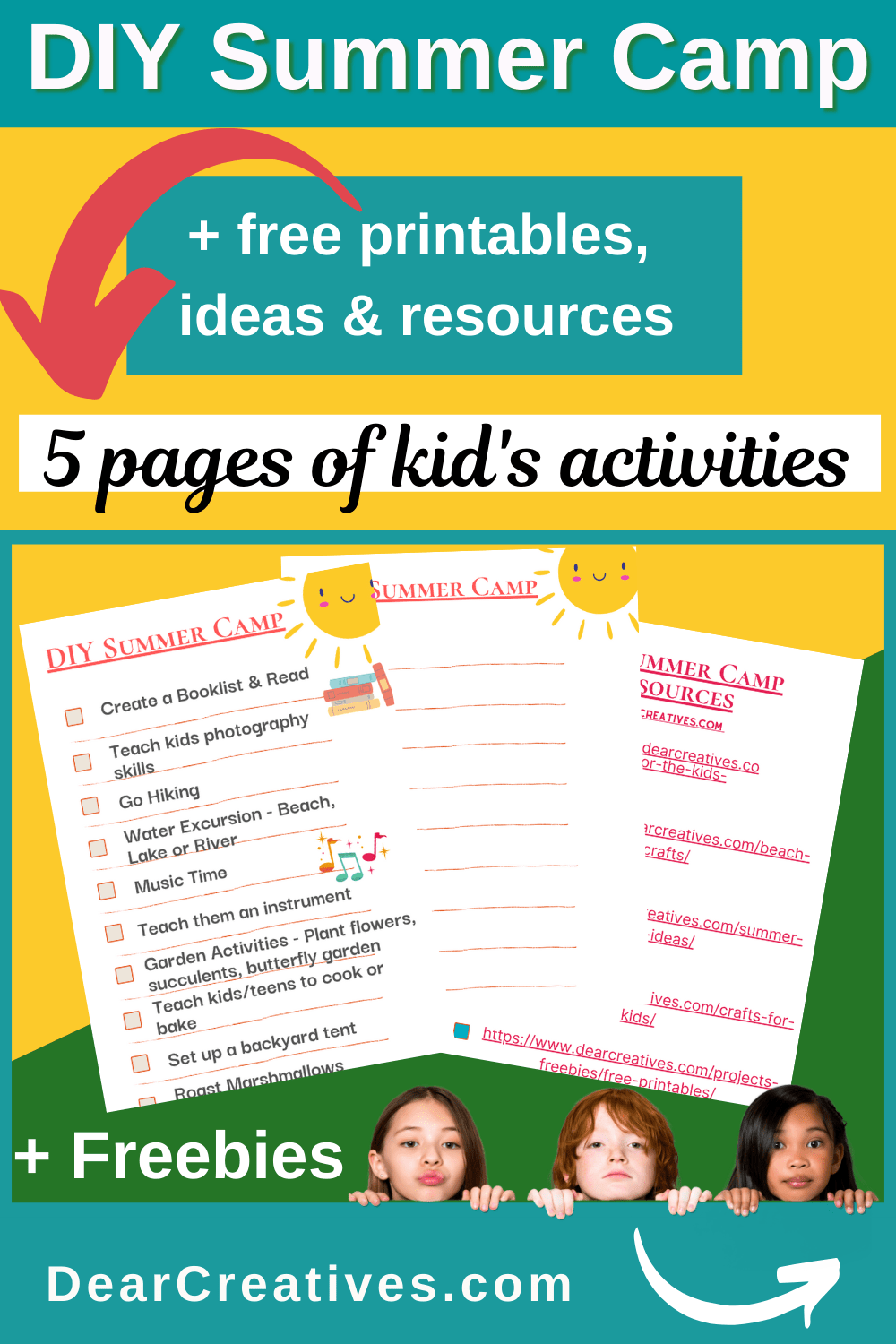 Fun Stuff For The Kids: DIY Summer Camp, Activities, Games & Fun!