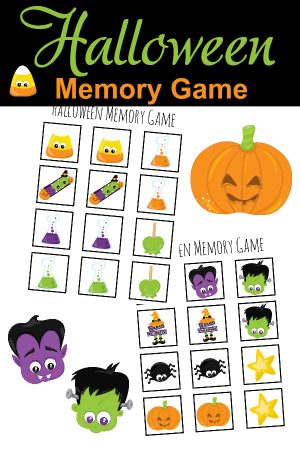 Free Printables! Fun Stuff For The Kids: Free Halloween Memory Games