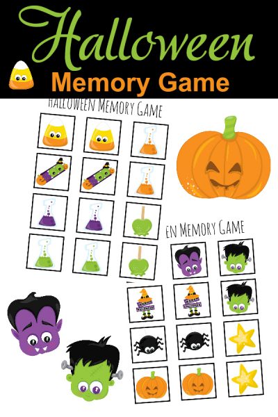 Free Printables! Fun Stuff For The Kids: Free Halloween Memory Games