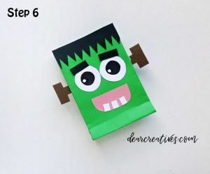 Halloween Frankenstein Treat Bags + FREE Printable Template