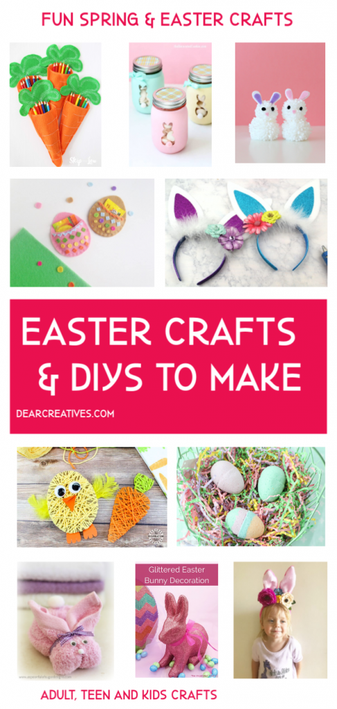Easter Ideas To Make: Fun Spring and Easter Crafts Dear Creatives