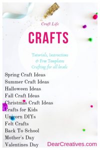 Craft Ideas - Dear Creatives