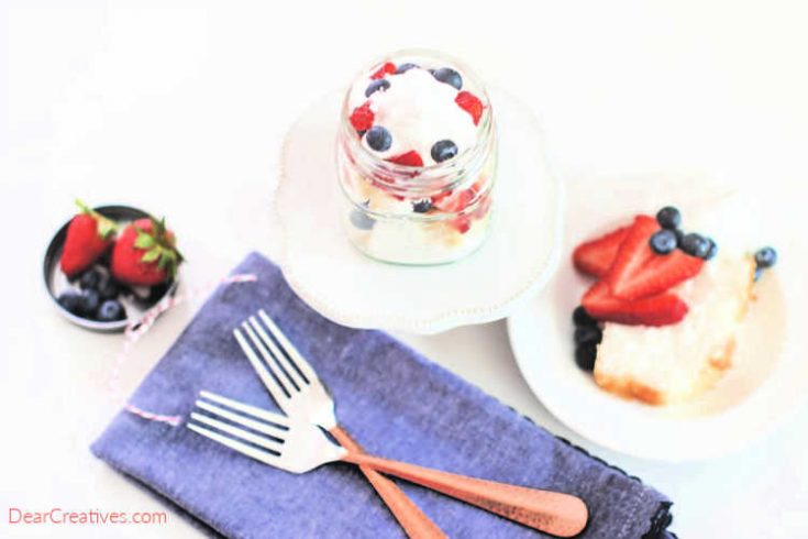 Patriotic Dessert - Quick, Easy And No-Bake! Dear Creatives