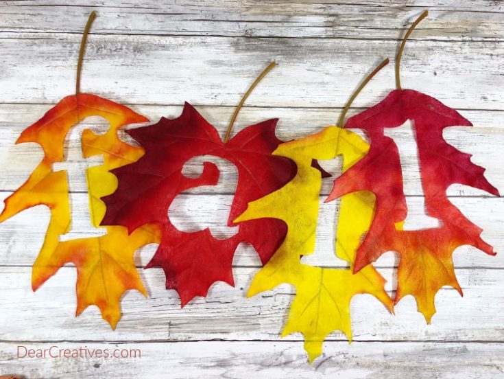 How To Make A Simple Fall Banner Dear Creatives
