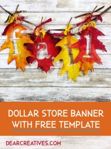 How To Make A Simple Fall Banner Dear Creatives