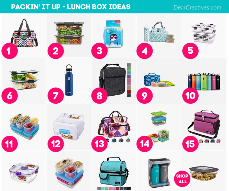 Packin' It Up - The Best Lunch Containers + Lunch Ideas Dear Creatives