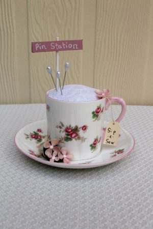 "Tea Cup Pin Cushions" To Make Dear Creatives