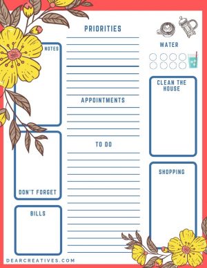 Printable To-Do List - Get It Done/Check It Off! Dear Creatives