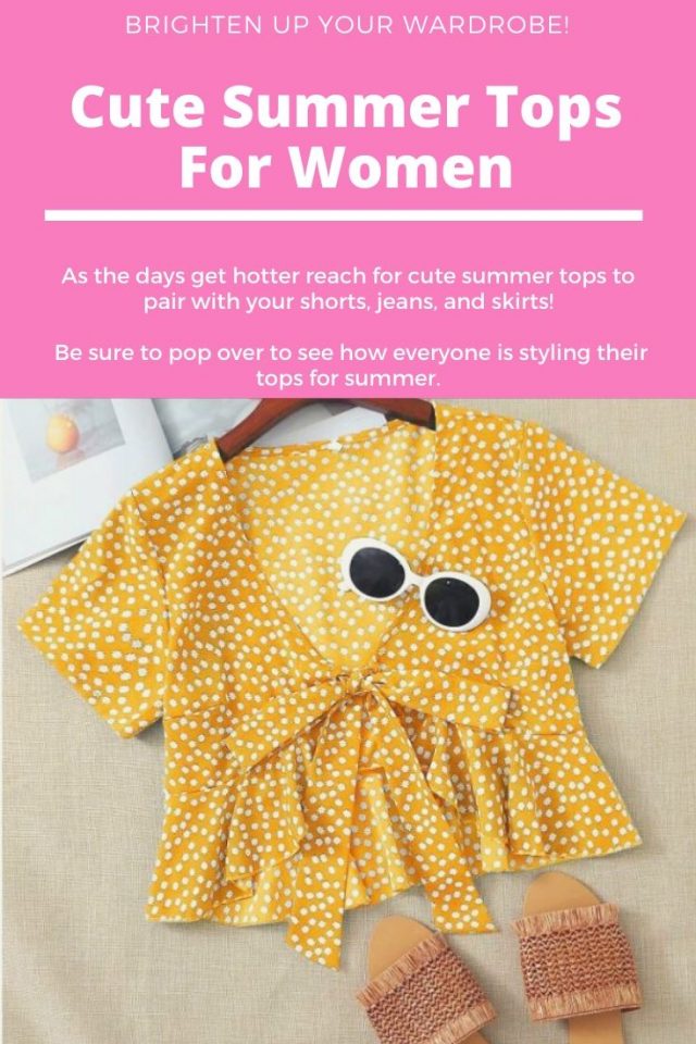 Summer Tops For Women - Style Guide Dear Creatives