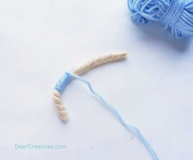 DIY Macrame Rainbow - Yarn Rope Wall Hanging Dear Creatives