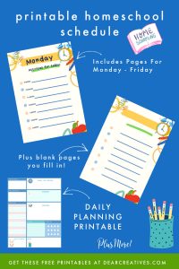 Free Daily Planner Printables For Back To School Dear Creatives