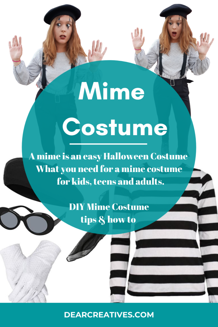 Mime Costume - DIY Mime Costume For Halloween or Cosplay! Dear Creatives