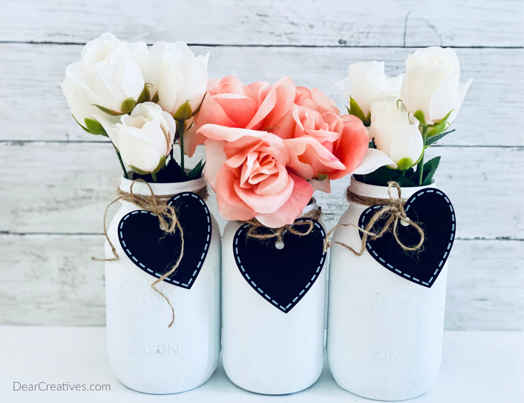 DIY - Farmhouse Mason Jars Decor Dear Creatives