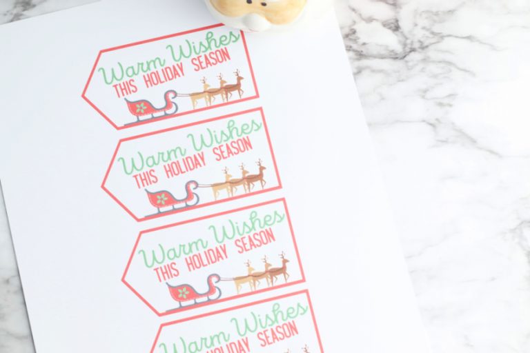 DIY Mug Gift - Hot Cocoa Mug Kit + Printable Gift Tag Dear Creatives