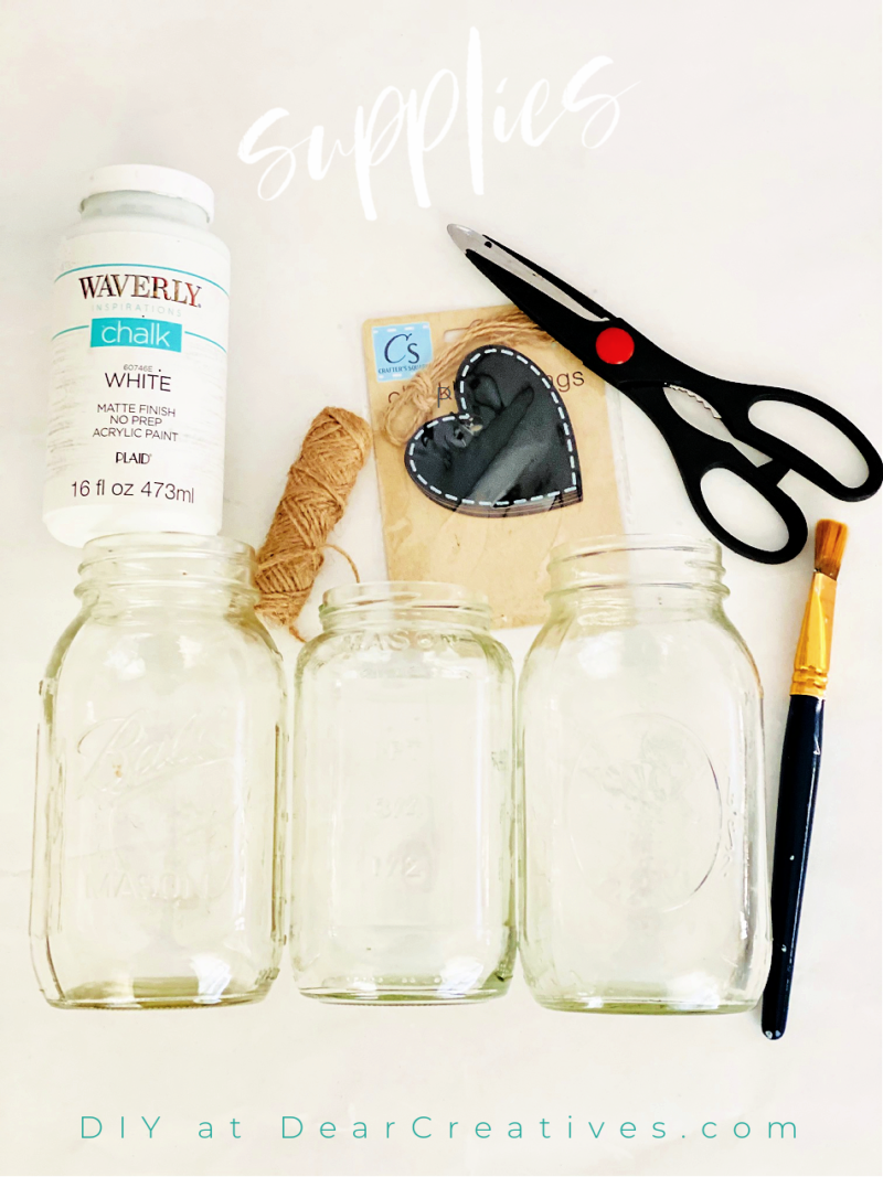 How to Make DIY Farmhouse Mason Jars in 5 Easy Steps Dear Creatives