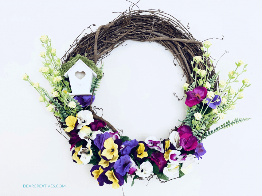 DIY Spring Wreath (Quick & Easy!) Dear Creatives