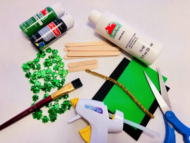 Popsicle Stick Leprechaun Hat - St. Patrick's Day Kid's Craft Dear ...