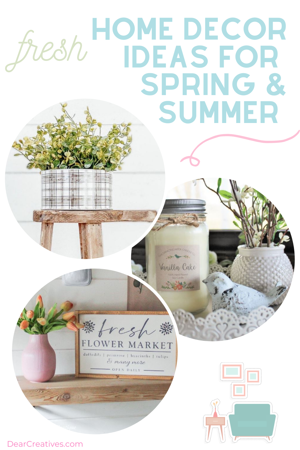 10+ Home Decorating Ideas For Spring & Summer Dear Creatives