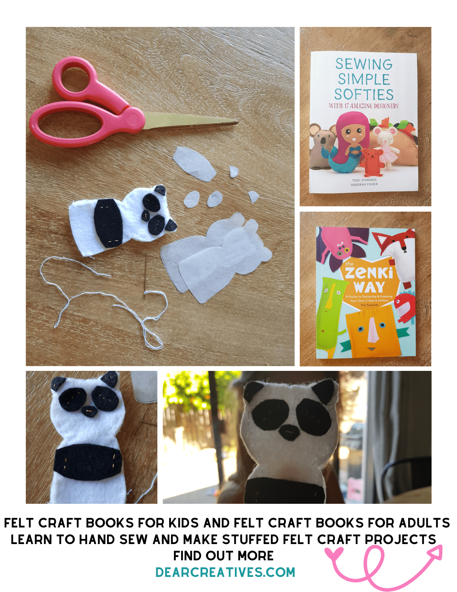Craft Books Review - Sewing Simple Softies... Dear Creatives