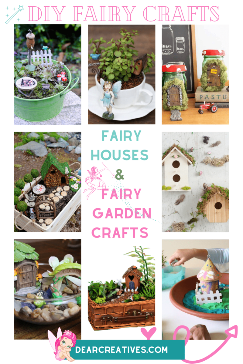 DIY Fairy Crafts - Fairy Houses And Fairy Garden Crafts Dear Creatives