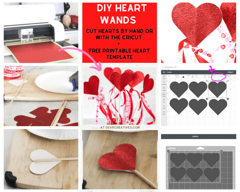 DIY Heart Wands Dear Creatives