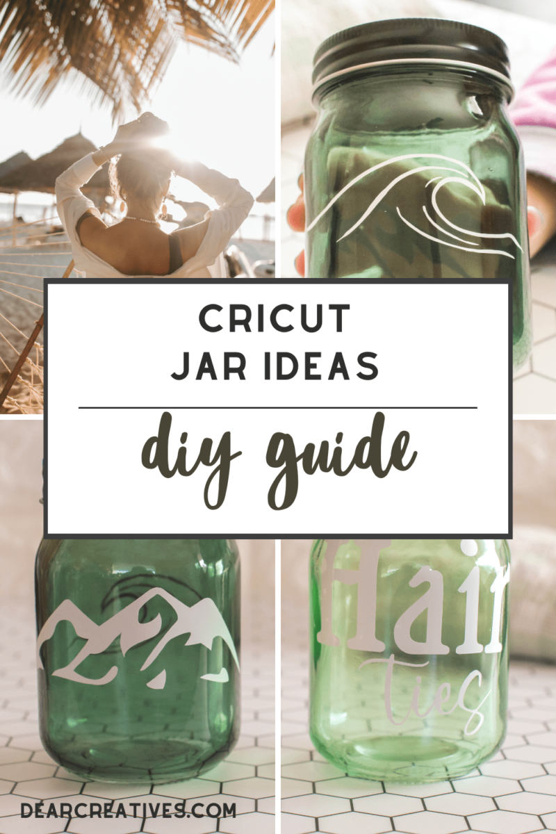Cricut Jar Ideas: Easy Vinyl Jar Tutorial | Dear Creatives