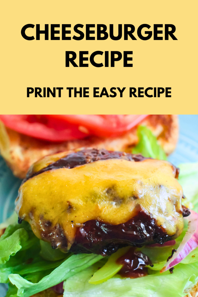 Easy Grilled Cheeseburgers - A Classic Burger With Cheese! Dear Creatives