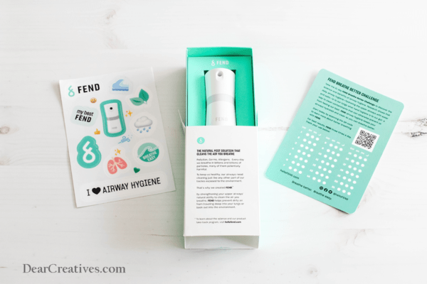 Healthy Living With FEND Nasal Spray Dear Creatives