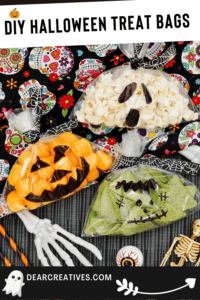 Easy to Make Halloween Treat Bags + FREE Printable Template