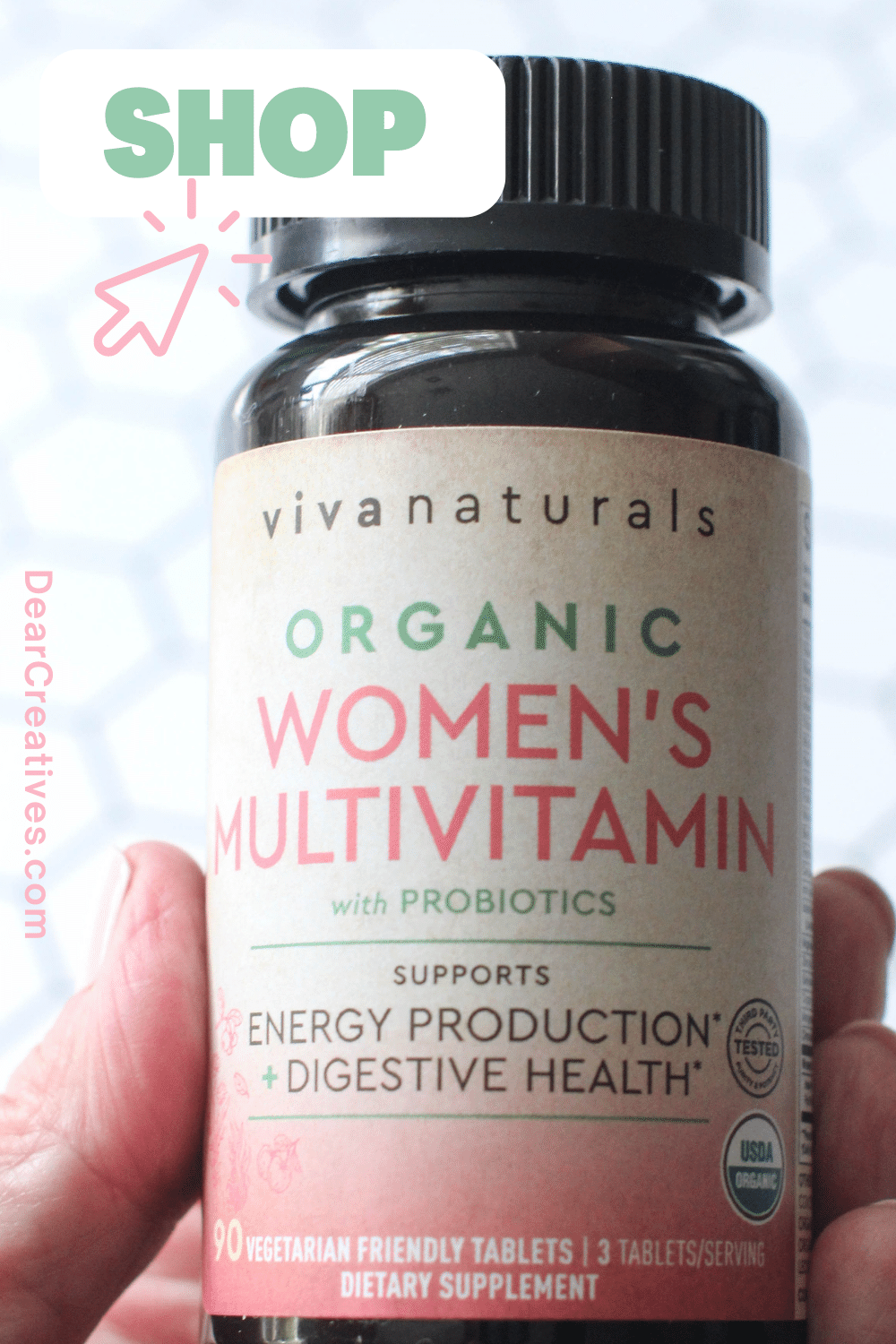 Organic Women's Multivitamin Viva Naturals Dear Creatives