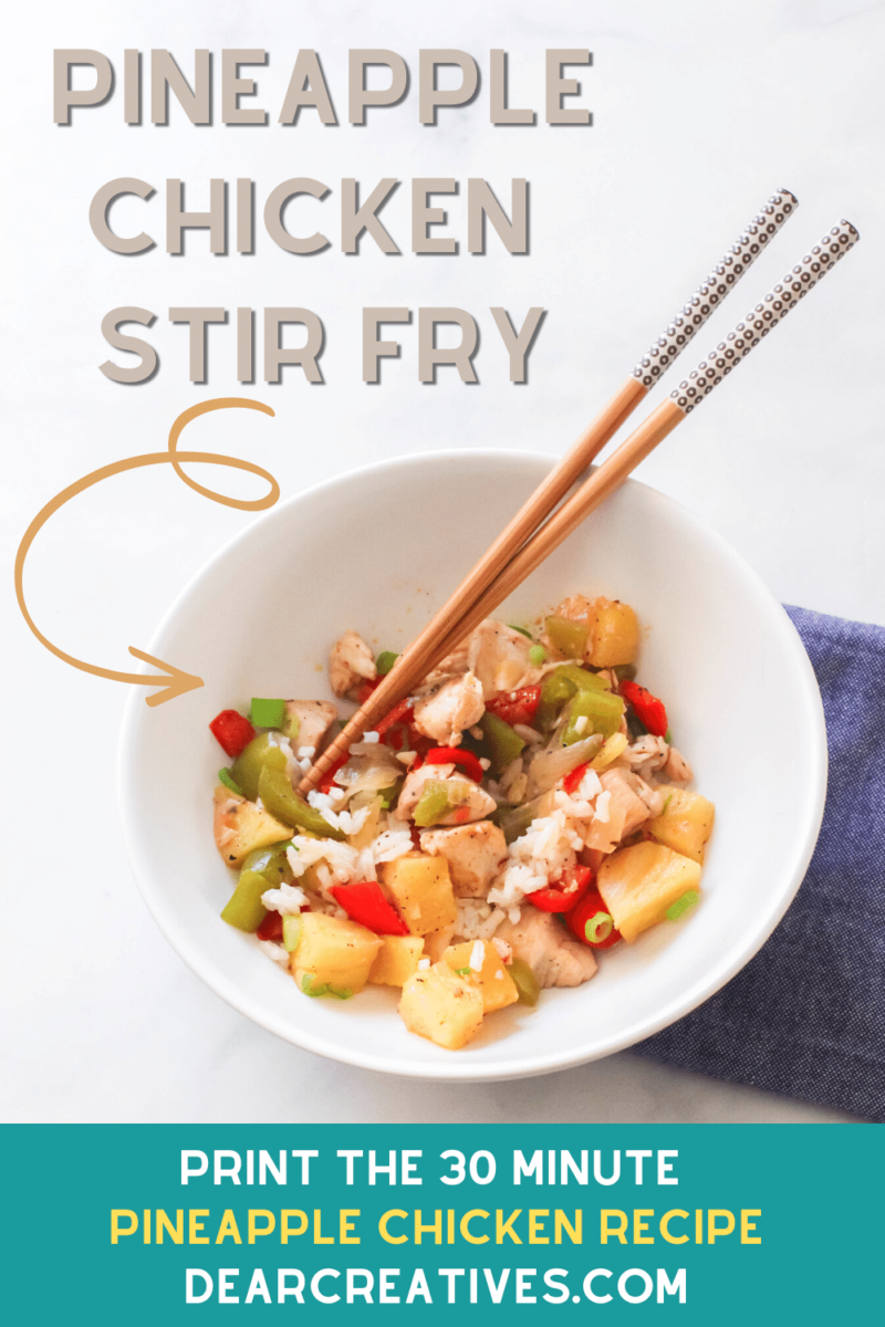 Chicken Stir Fry With Pineapple Dear Creatives