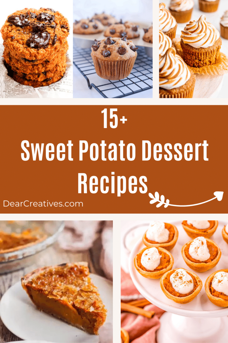 15 Sweet Potato Dessert Recipes Dear Creatives