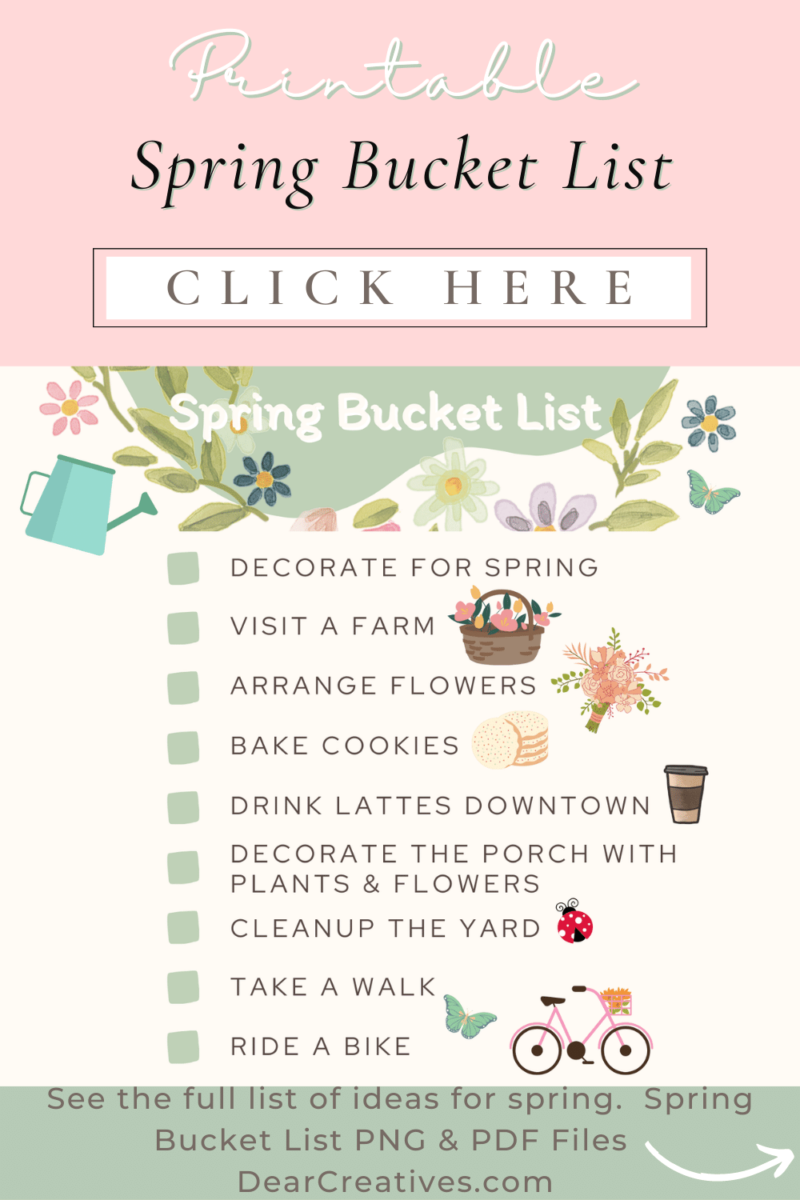 Spring Printables Free Downloads For The Season - Dear Creatives