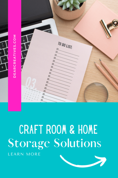 Cricut Storage Solution + Craft Storage Ideas Dear Creatives