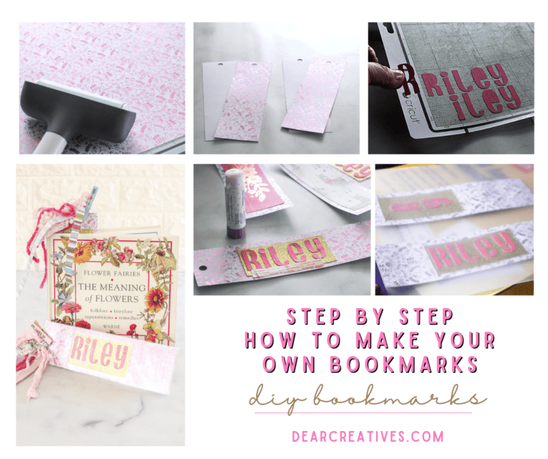DIY Bookmark Idea - Bookmarks Make Your Own! Dear Creatives