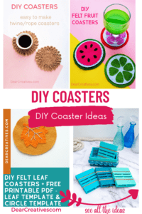 DIY Coasters - Dear Creatives