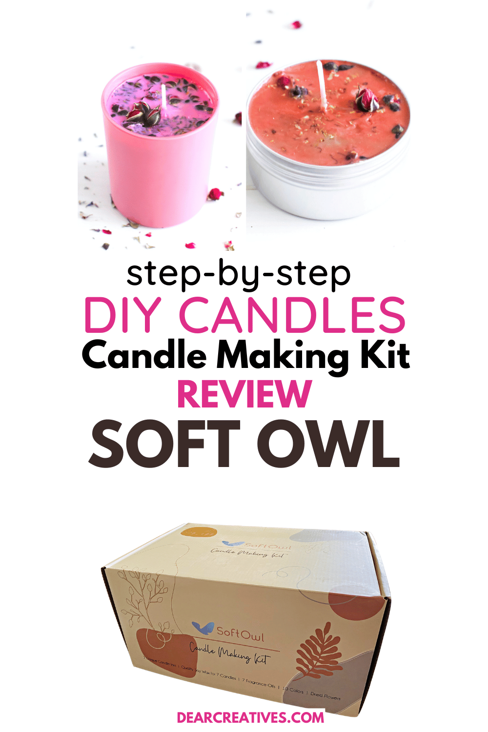 DIY Candle Making + DIY Candle Making Kit Dear Creatives
