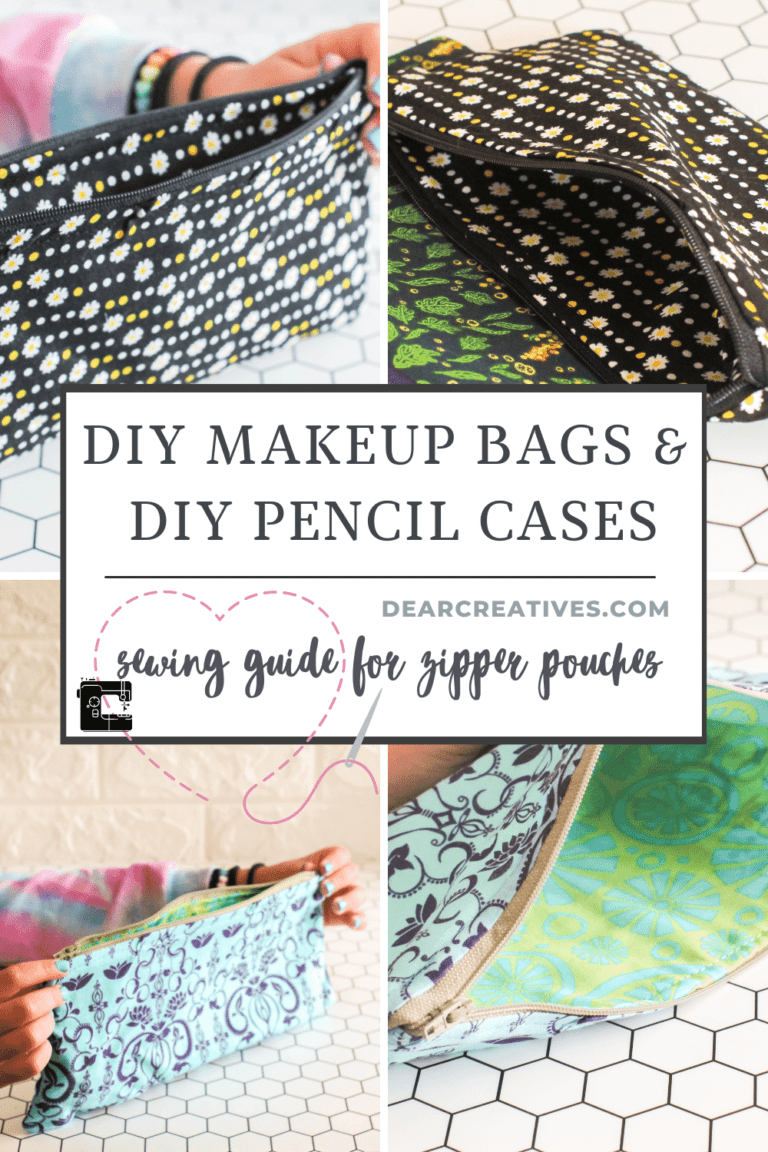Zipper Pouch Tutorial DIYs Dear Creatives
