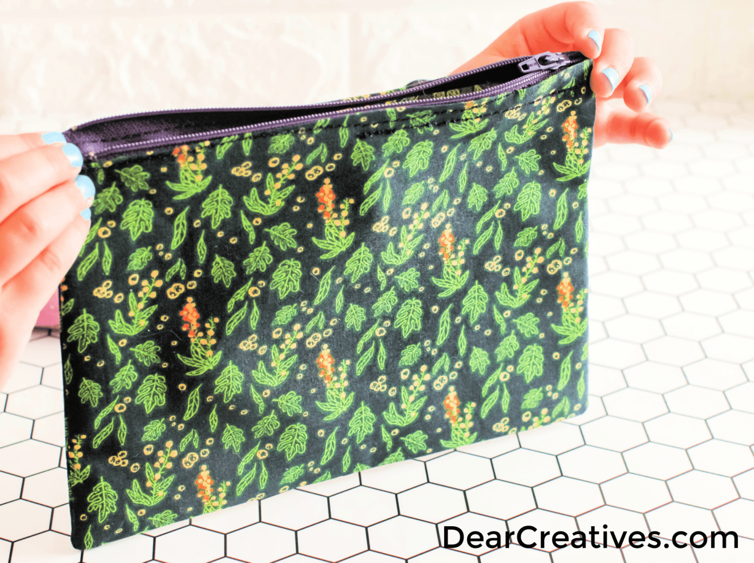 Zipper Pouch Tutorial DIYs Dear Creatives