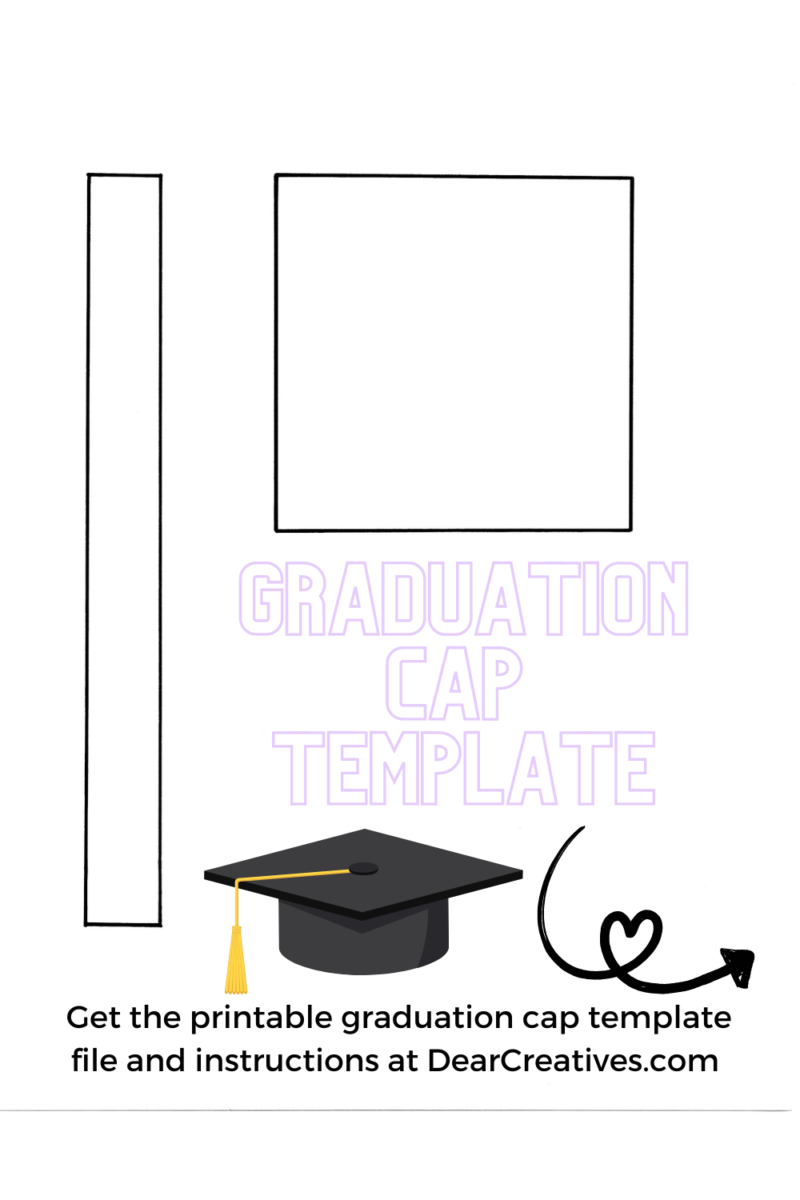 DIY Mason Jar Graduation Cap - Graduation Gift Dear Creatives