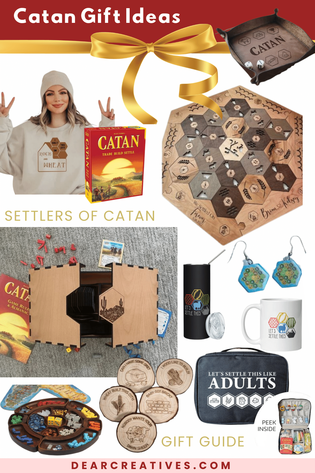 Catan Gift Ideas For The Settlers of Catan Lover! Dear Creatives