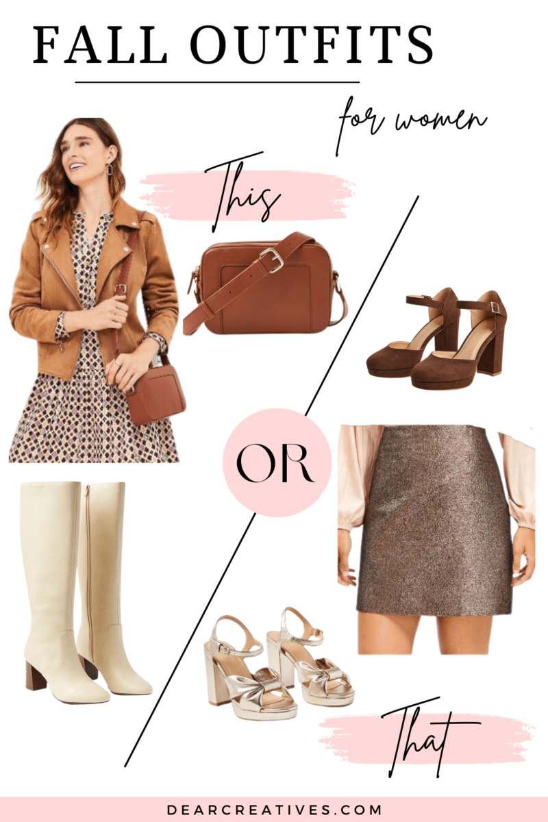 Fall Outfits For Women - This Or That Outfits Dear Creatives